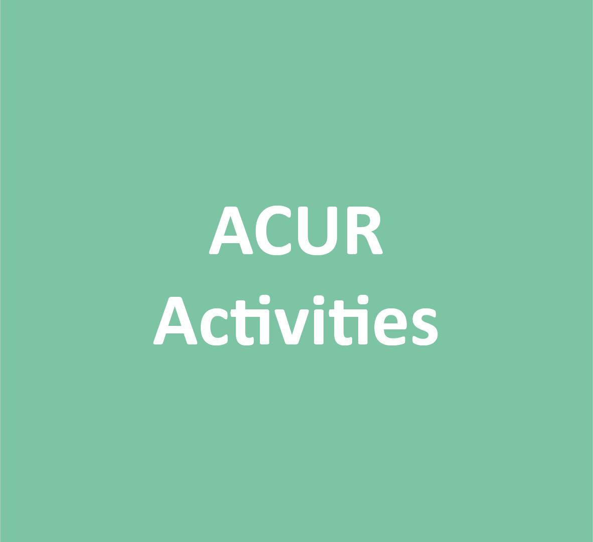 ACUR - Australasian Council of Undergraduate Research